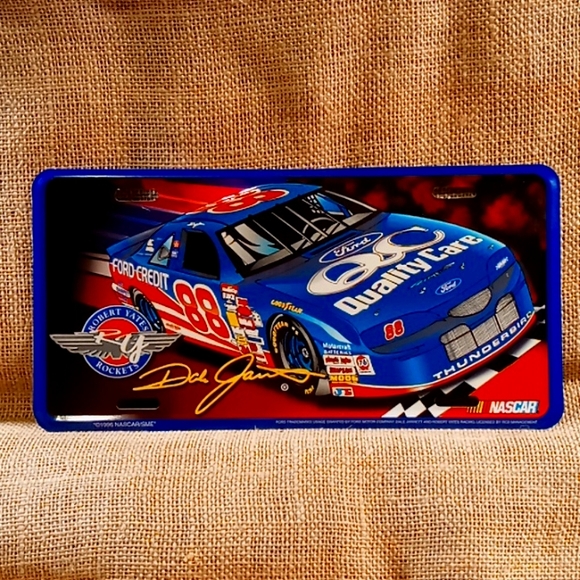 Race Day | Other | Vintage Dale Jarrett Nascar Car Tag | Poshmark
